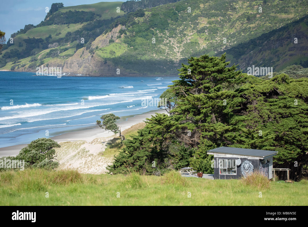 Pakiri strand -Fotos und -Bildmaterial in hoher Auflösung – Alamy