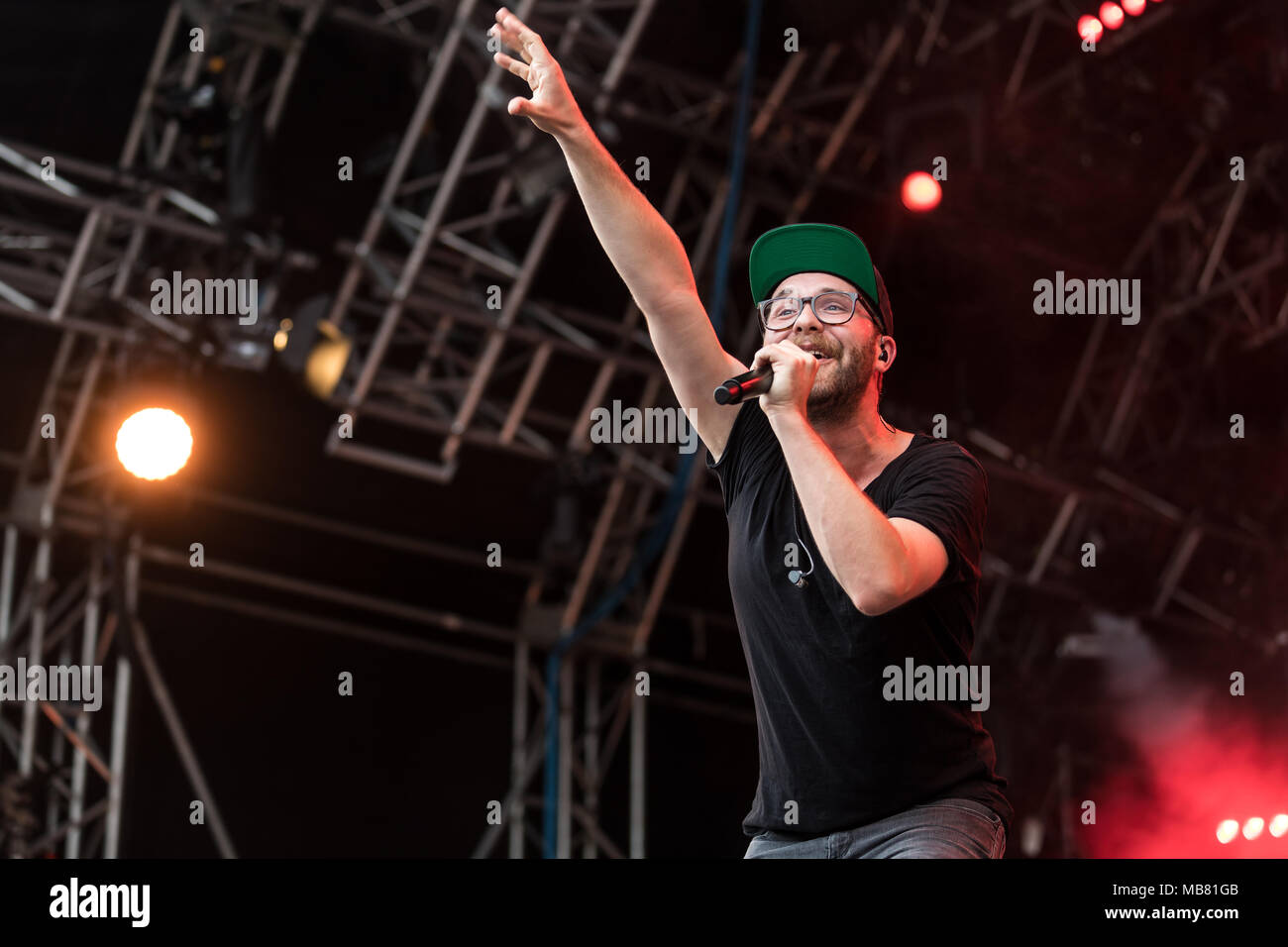 Der deutsche Sänger und Songwriter Mark Forster live auf der 27 Heitere ...