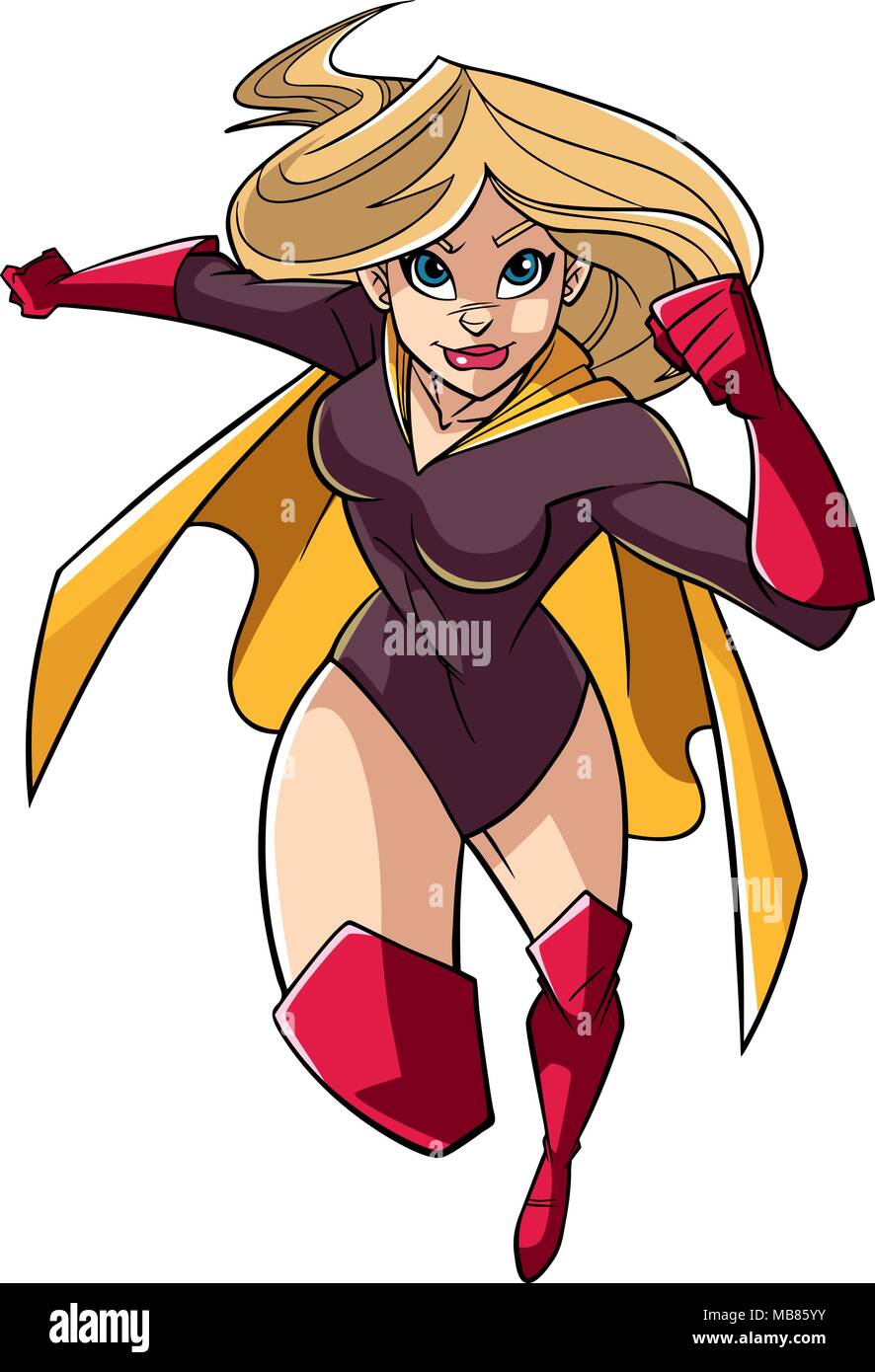 Superheroine cape Stock-Vektorgrafiken kaufen - Alamy