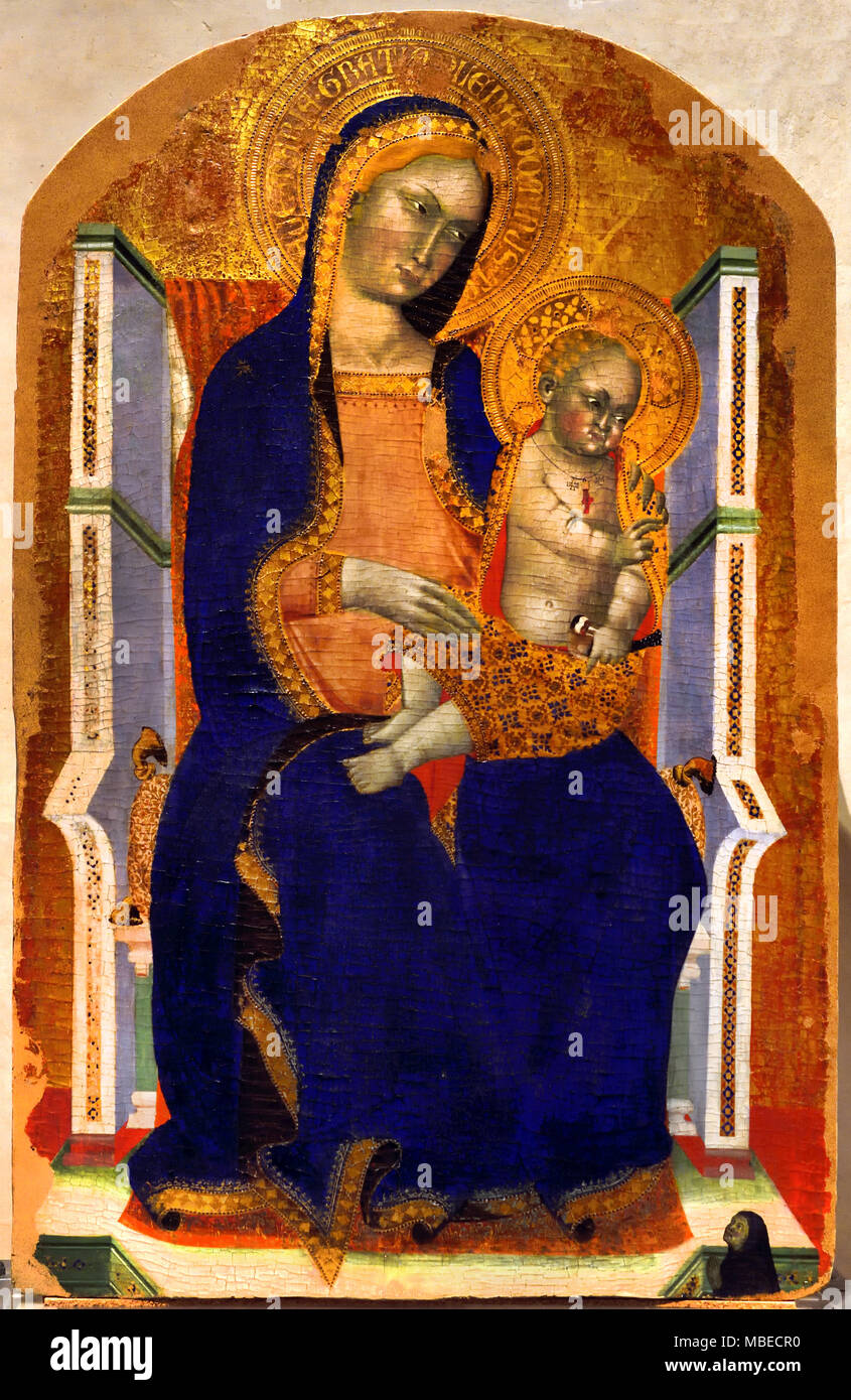 Madonna In Throne With Child Stockfotos und -bilder Kaufen - Alamy