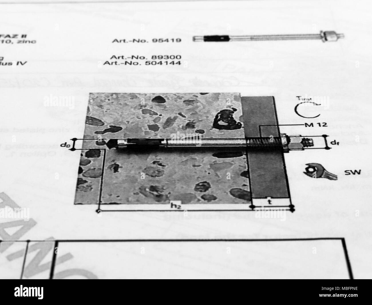 Statische Berechnung Datenblatt für Injektionsmörtel mechanische Anker ...