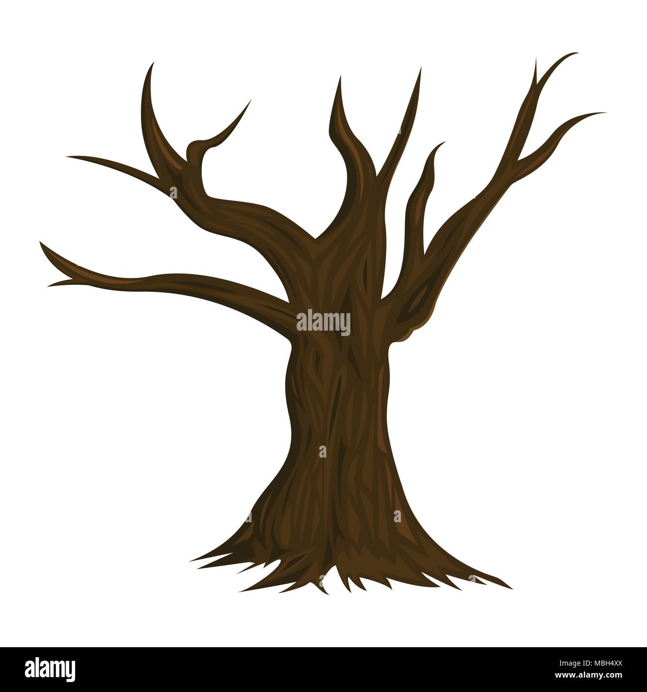 Toter baum silhouette hintergrund Stock-Vektorgrafiken kaufen - Alamy