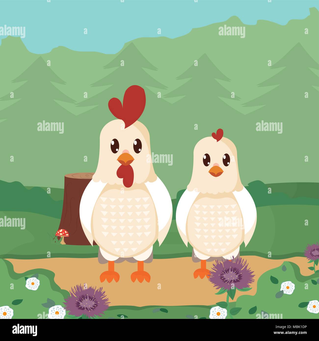 Huhn zart Stock-Vektorgrafiken kaufen - Alamy