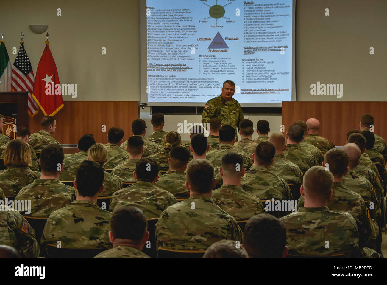 Effektive Führung ist wie die US Army Europe G-3, Brig betont. Gen ...