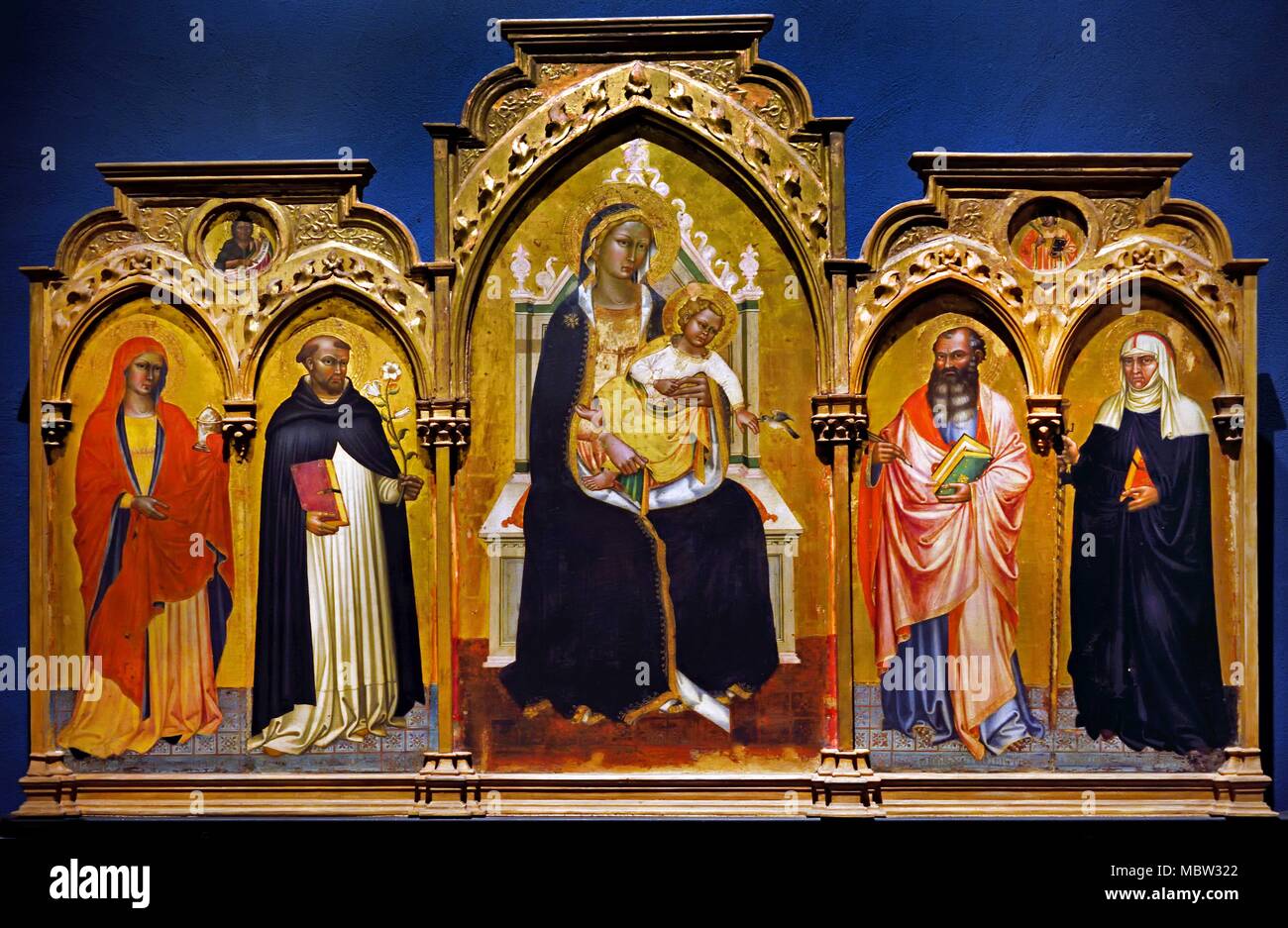 Madonna und kind heiligen maria magdalena und dominikus -Fotos und -Bildmaterial in hoher ...