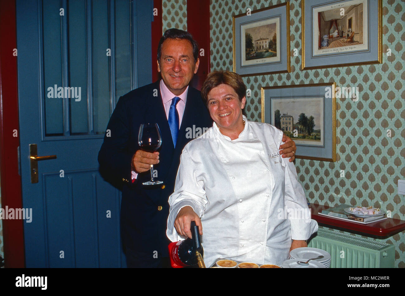 Lea Linster, luxemburgische Starköchin in Schloss Sayn, Deutschland ...
