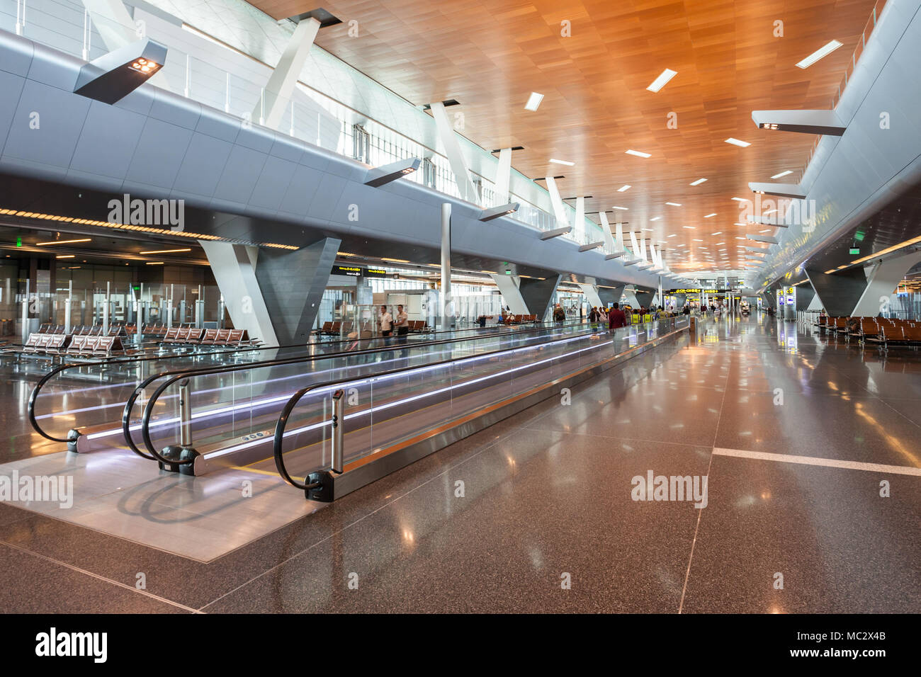 DOHA, Katar - November 03, 2015: Hamad Internationale Flughafen ist der ...