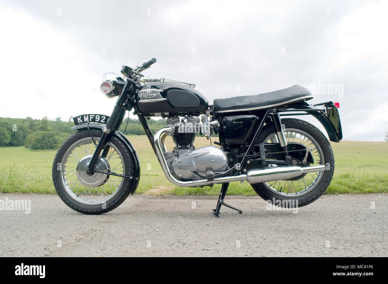 1965 Triumph T120 Bonneville 650 cc Stockfotografie - Alamy