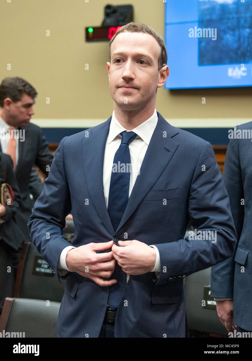 Washington, Vereinigte Staaten von Amerika. 11 Apr, 2018. Mark ...