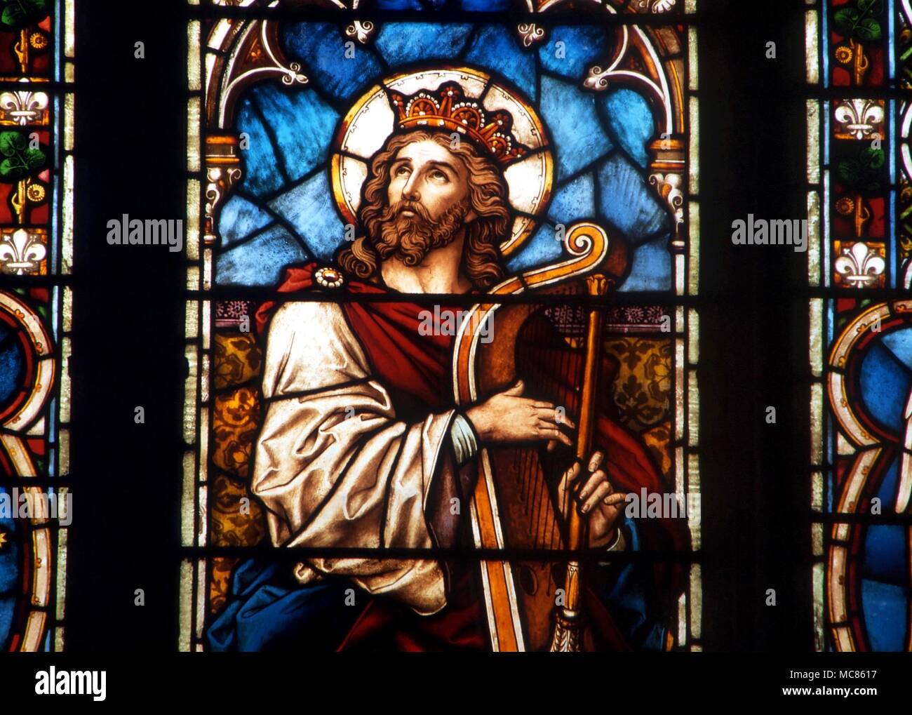 David mit harfe -Fotos und -Bildmaterial in hoher Auflösung – Alamy