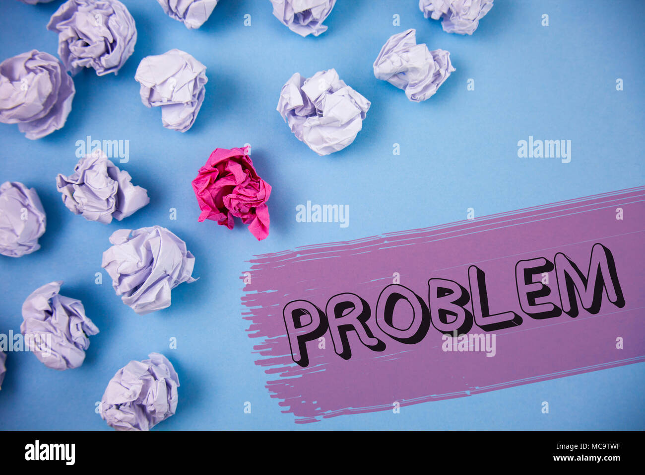 Wort schreiben Text Problem. Business Konzept für Probleme, die gelöst ... Wort schreiben Text Problem. Business Konzept für Probleme, die gelöst ...