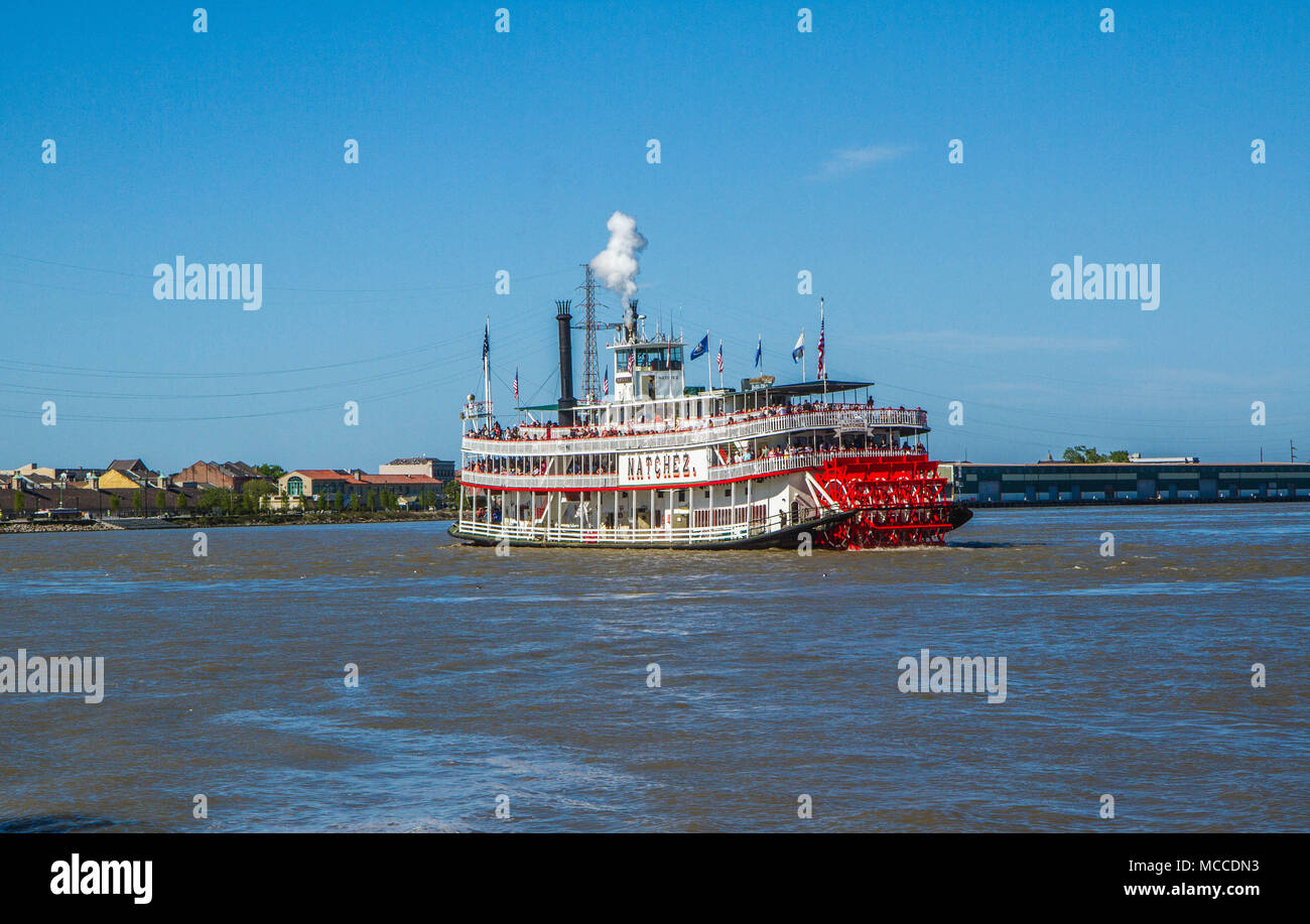Riverboat Natchez Auf Dem Fluss Mississippi Stockfotos und -bilder ...