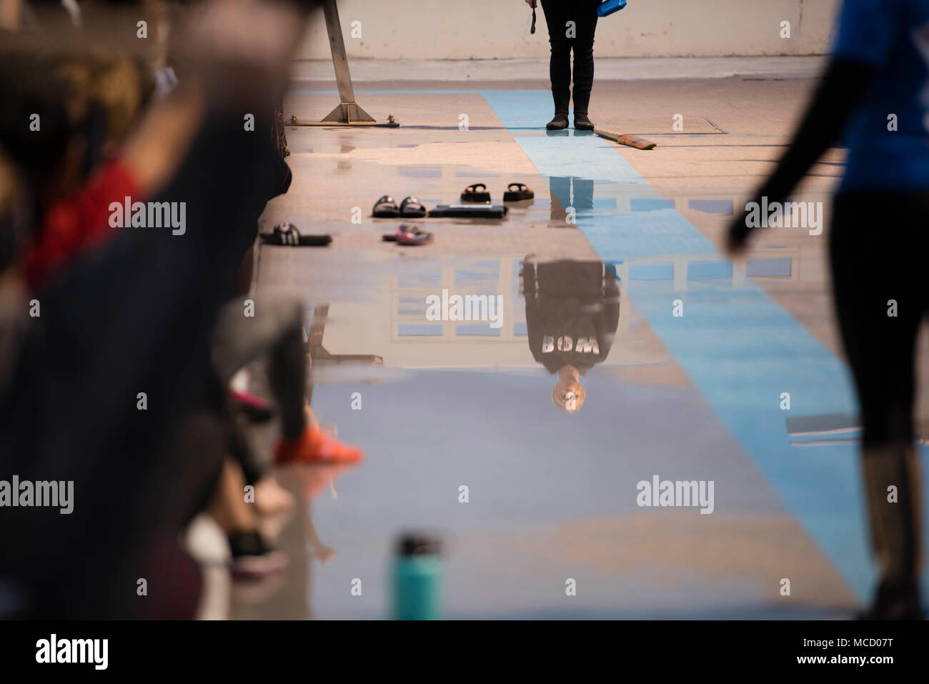 Die kadena der Shogune Frauen Drachenboot team Praxis an der Fairchild ...