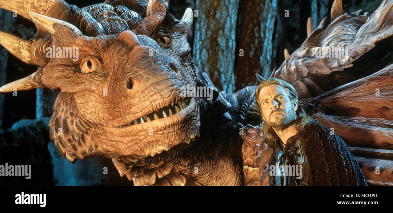 DRAGONHEART 1996 Universal Pictures Film mit Dennis Quaid und Sean ...