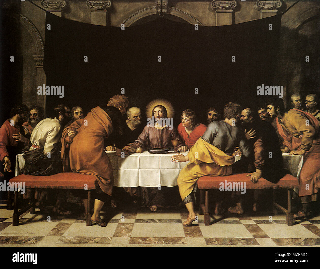 Jesus beim letzten abendmahl -Fotos und -Bildmaterial in hoher Auflösung – Alamy