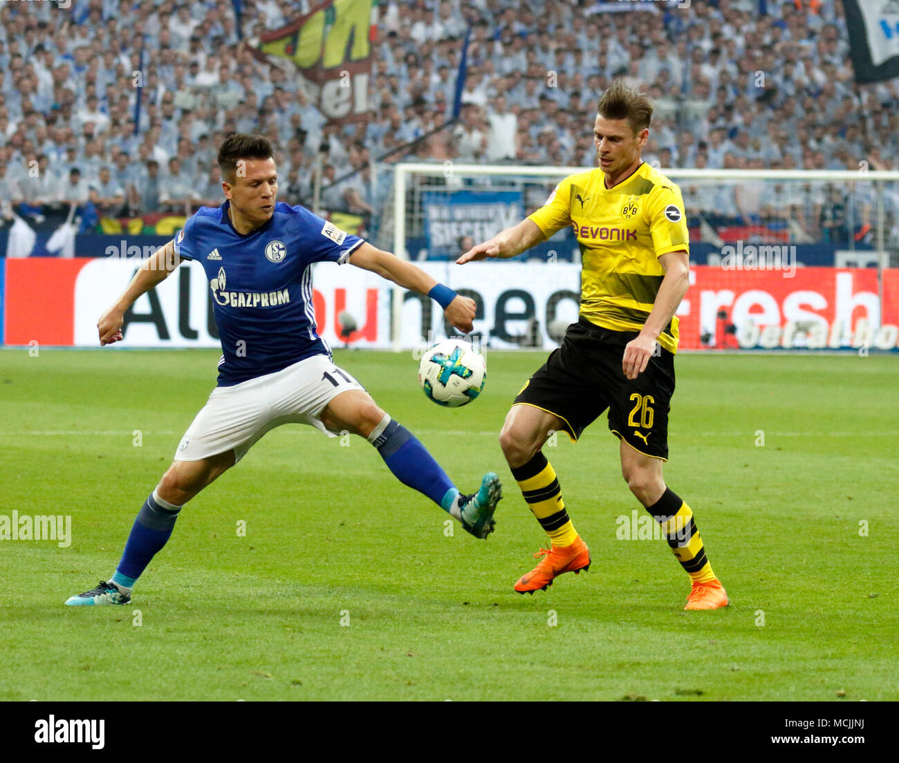 Sport, Fußball, Bundesliga, 2017/2018, FC Schalke 04 vs BVB Borussia ...