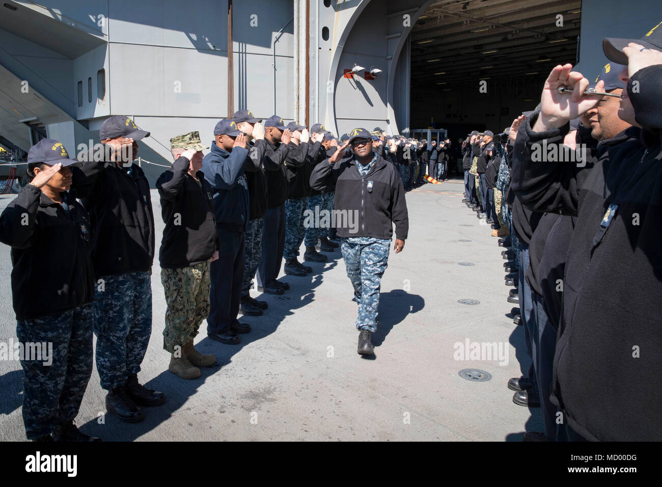 NORFOLK, Virginia (Mar. 9, 2018) - Chief Quartermaster Tyrone Anthony ...