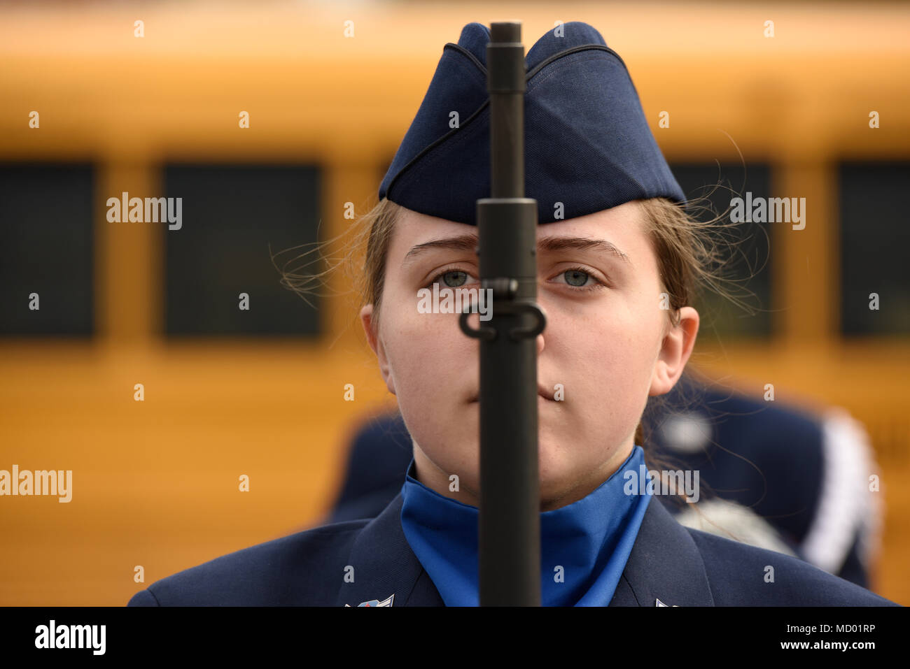 Avery Batts, ein parkwood High school Luftwaffe Junior Reserve Officer ...