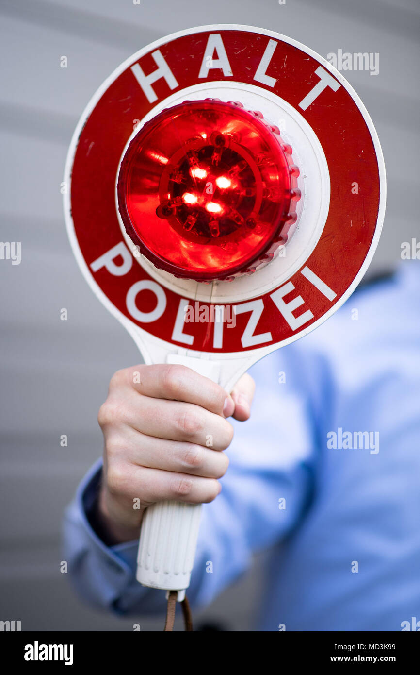 Halt Polizei Stockfotos und -bilder Kaufen - Alamy