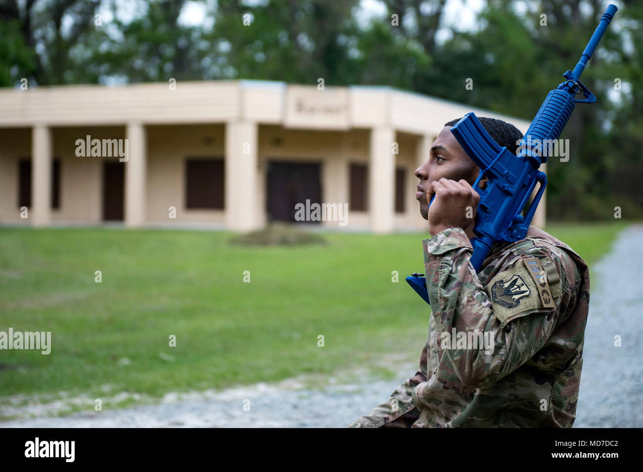 Airman Treyshaun Burnett, 824Th Base Defense Squadron fire Team ...
