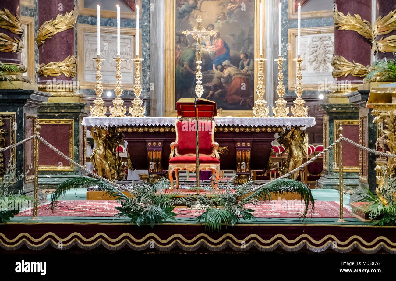 Innenraum der Basilika di Santa Maria Maggiore, Rom, Italien ... Innenraum der Basilika di Santa Maria Maggiore, Rom, Italien ...