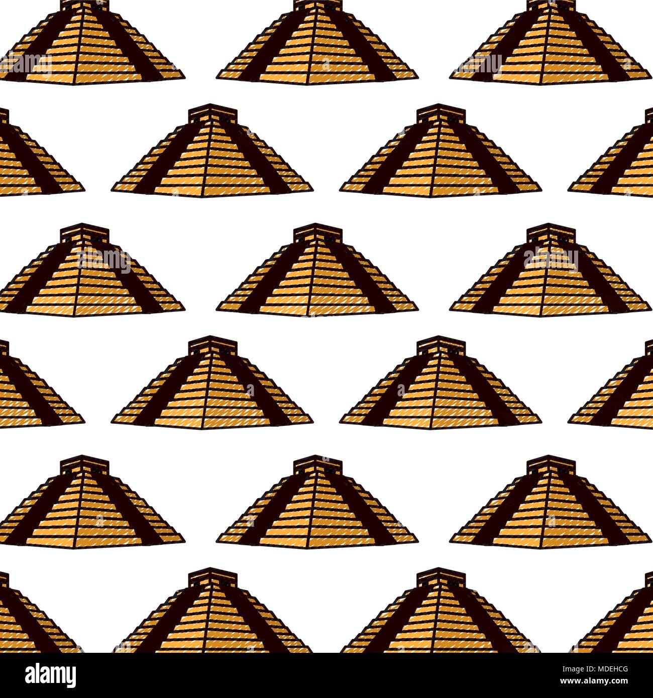 Piramide chichen itza Stock-Vektorgrafiken kaufen - Alamy