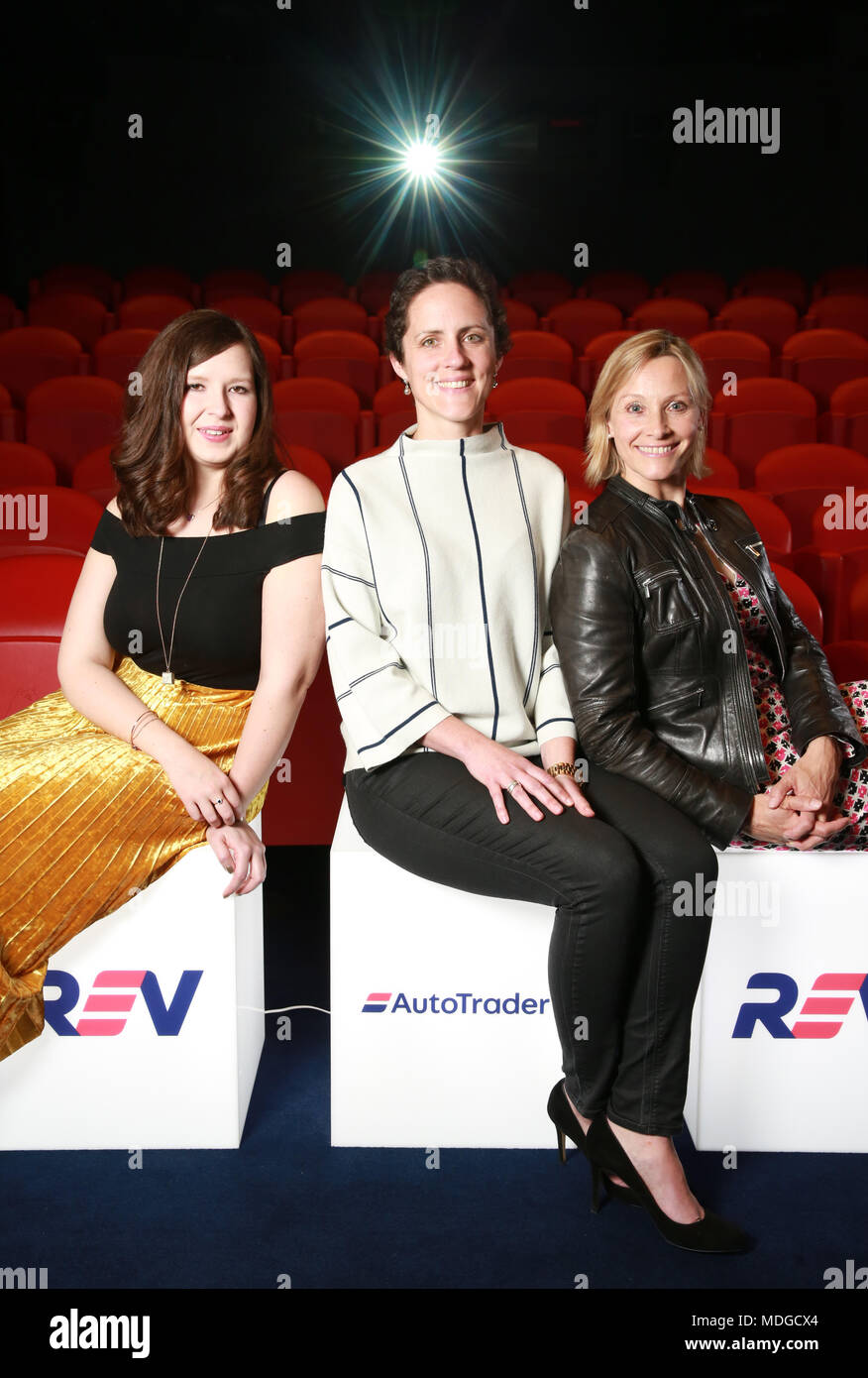 EDITORIAL NUR VERWENDEN (nach rechts) Moderatoren Racheal Hogg, Erin ...