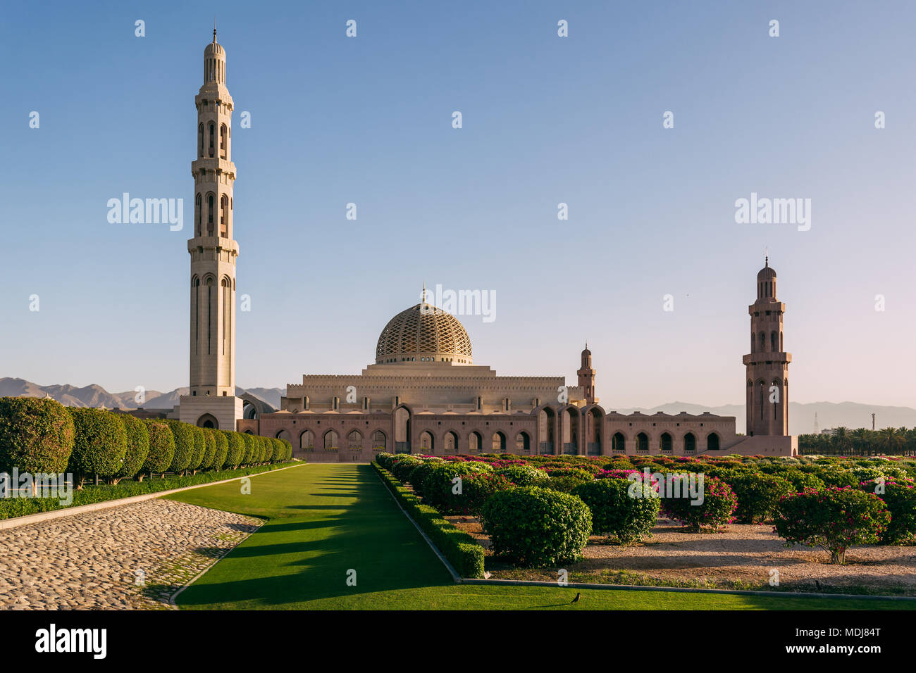 Die große Qaboos Moschee in Muscat, Oman Stockfotografie - Alamy