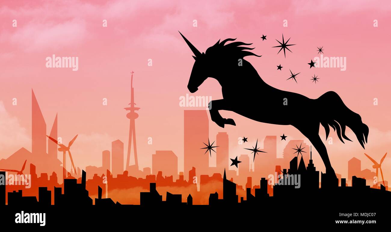 Einhorn springen -Fotos und -Bildmaterial in hoher Auflösung – Alamy