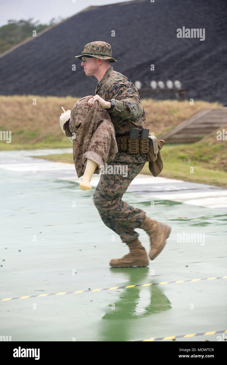 Us Marine Corps 1. Lt Jarrett McAdams, eine Verteidigung Control ...