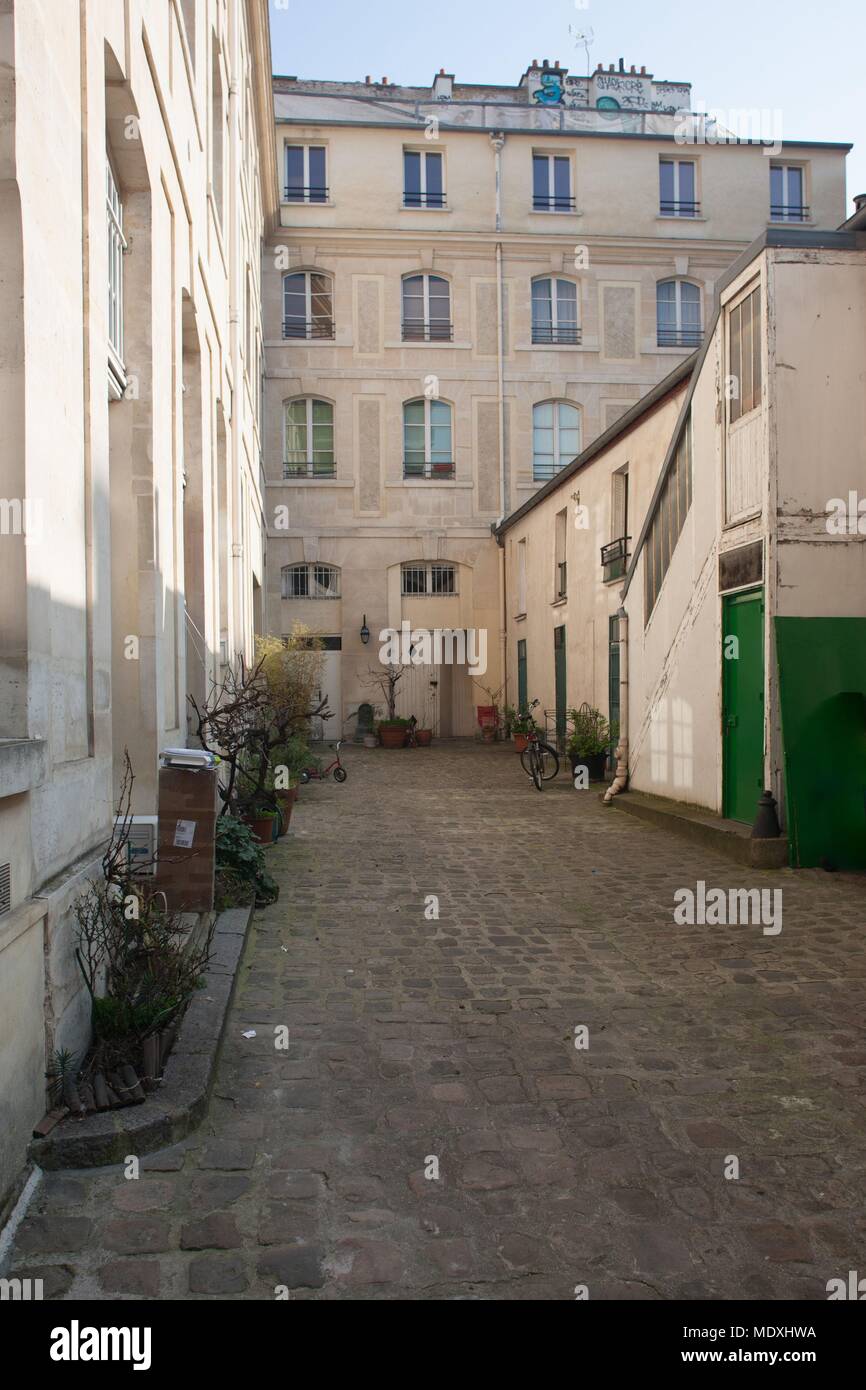 Paris, 101, rue de Charonne, ehemaligen Kloster der Benediktiner du Bon ...