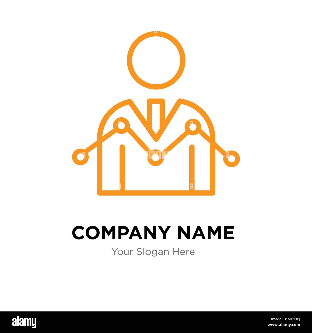 Data Analyzer Company Logo Design Template, Business corporate Vektor ...