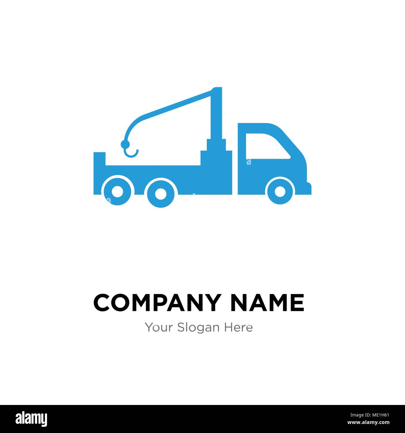 Kran-LKW Company Logo Design Template, Business corporate Vektor icon ...