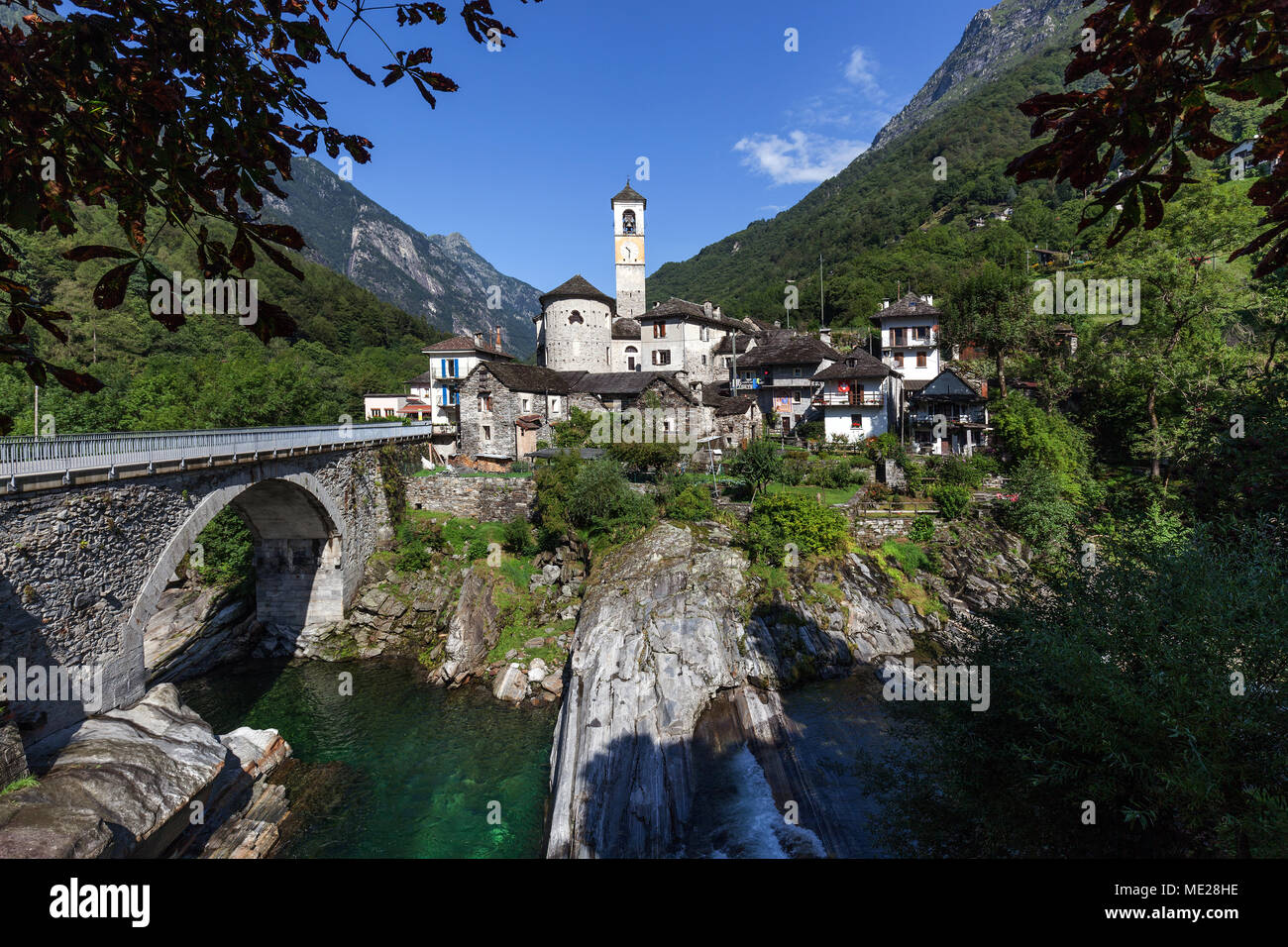 Lavertezzo, Verzascatal, Verzascatal, Valle Verzasca, Tessin, Schweiz ...