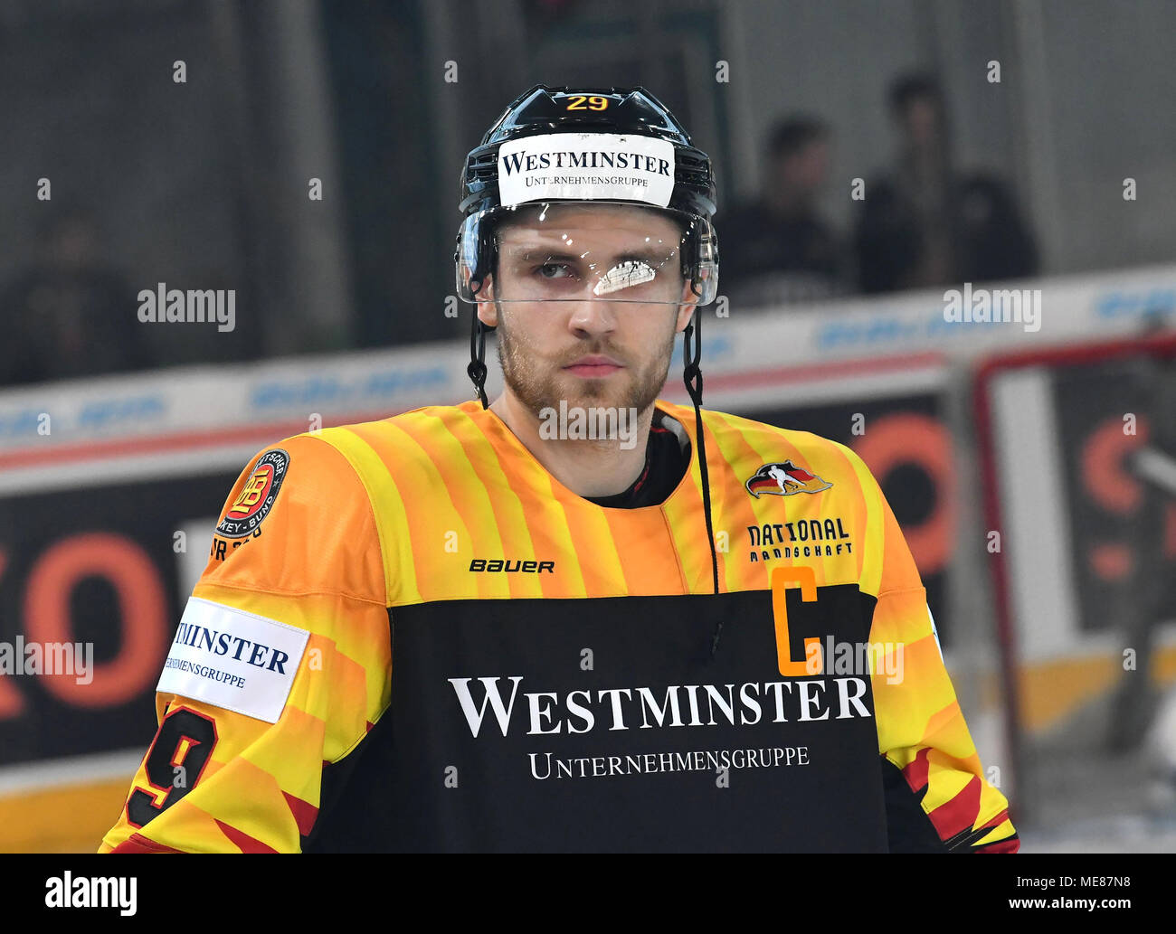 Berlin, Deutschland. 21. April 2018. Eishockey, Deutschland vs ...