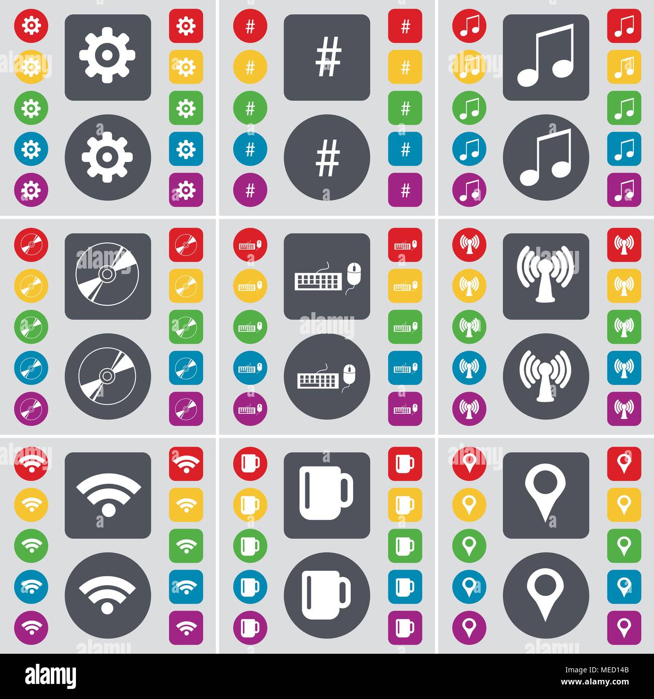 Computer keyboard hashtag symbol button -Fotos und -Bildmaterial in ...