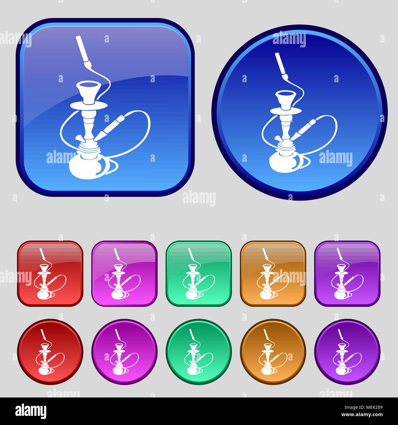Shisha Symbol unterzeichnen. Ein Set von 12 Vintage Buttons für Ihre ...