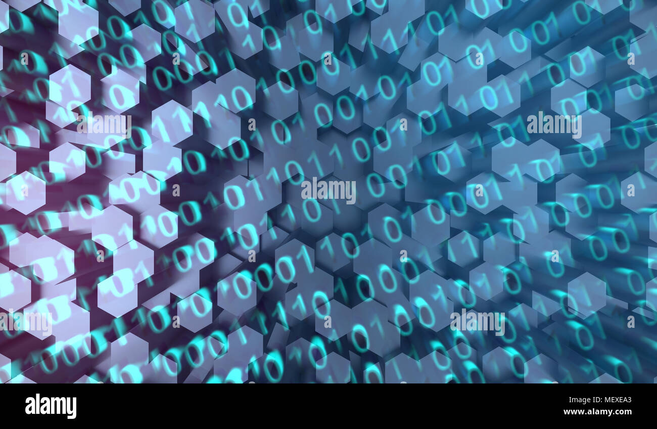 Binary code on screen pattern -Fotos und -Bildmaterial in hoher ...