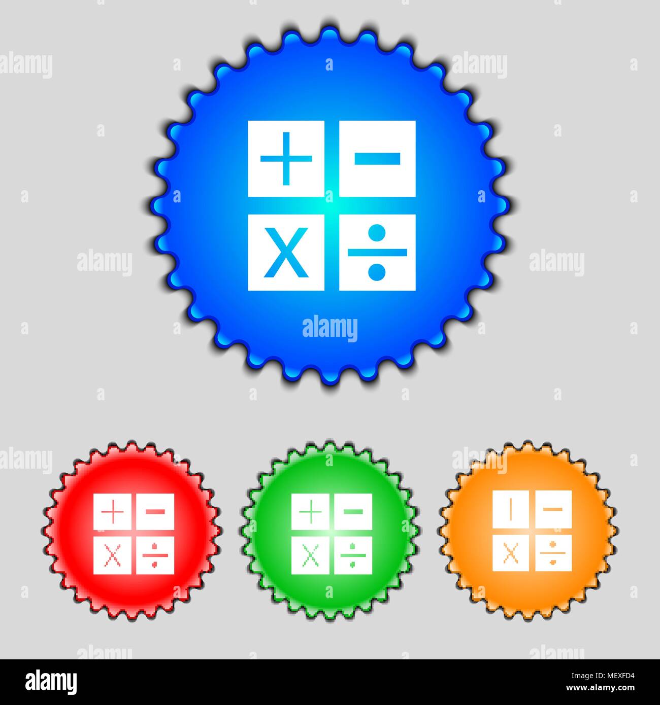 Multiplikation, Division, Plus, Minus Symbol Symbol Mathematik ...