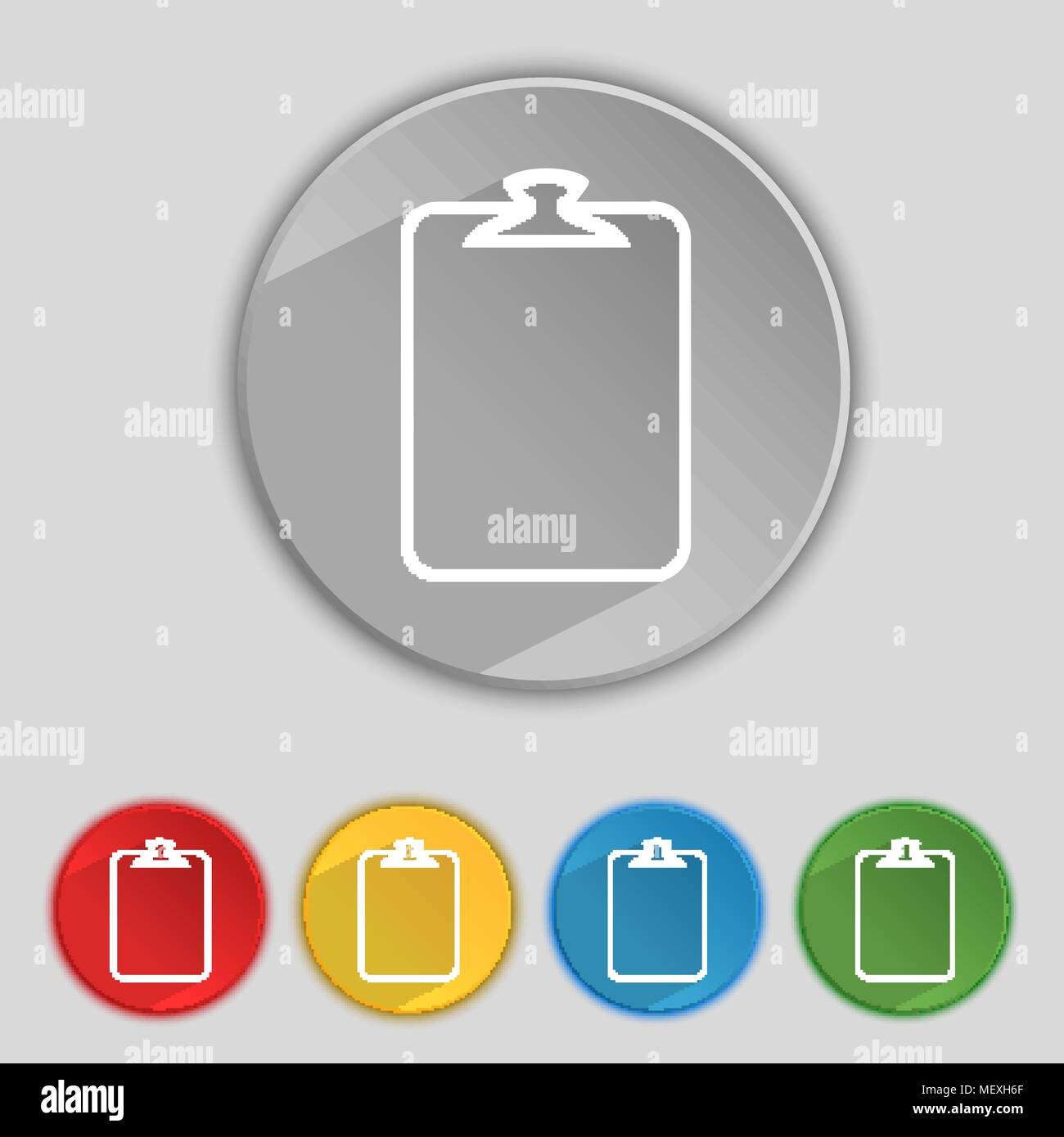 Datei Anhang Symbol. Heftklammernsymbol. Befestigen Sie unterzeichnen ...