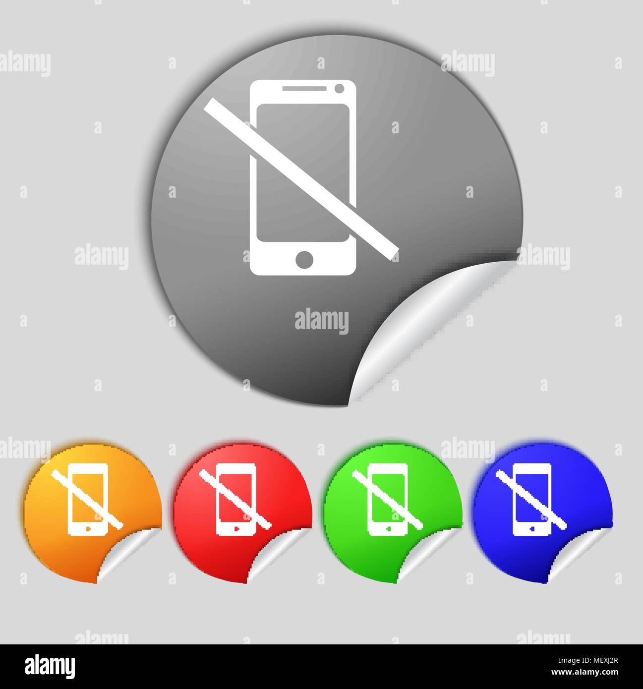 Nicht anrufen. Smartphone Zeichen Symbol. Support Symbol. Call Center ...