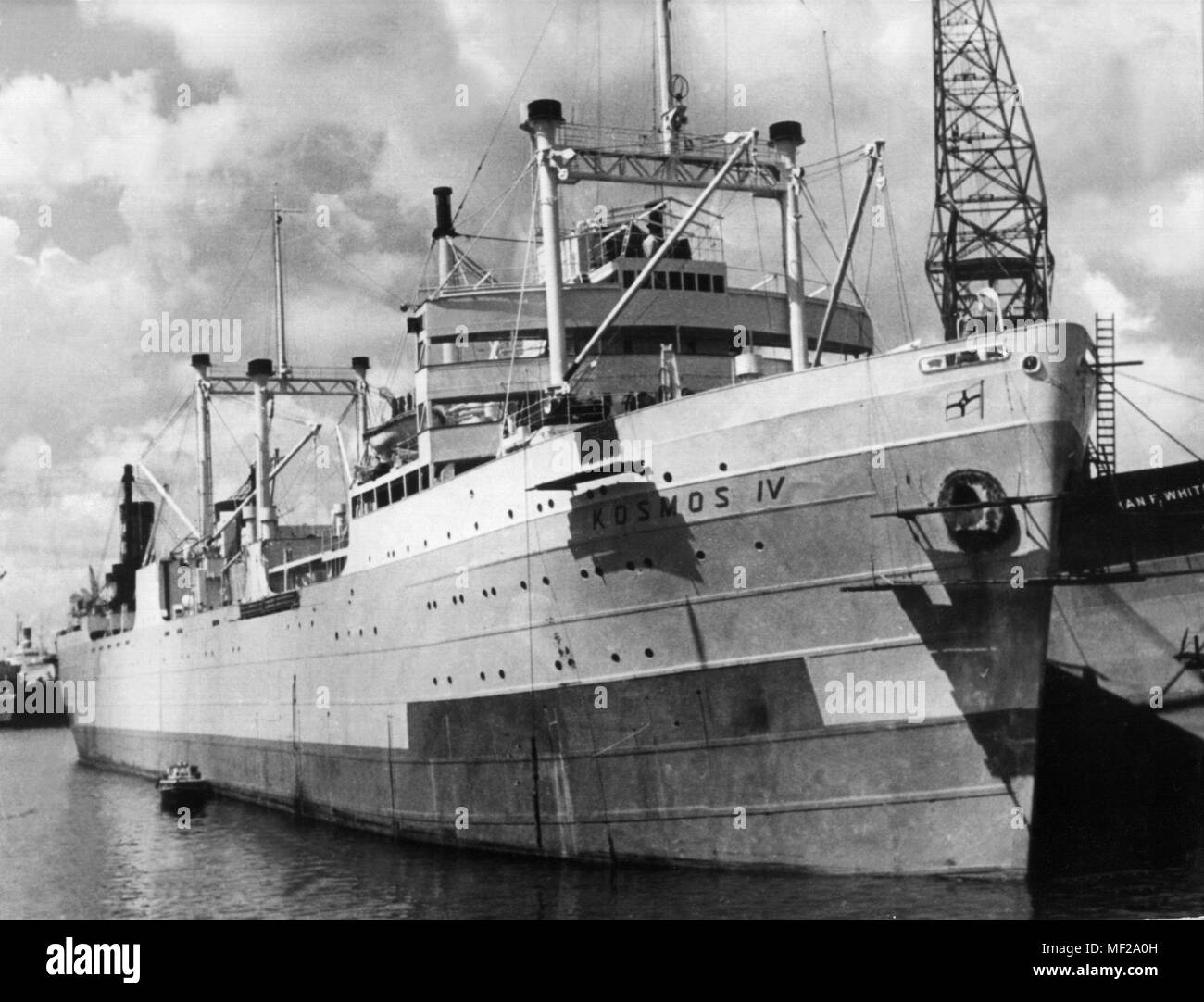 Der norwegische Walfang Schiff" Kosmos IV", der ehemaligen Deutschen ...
