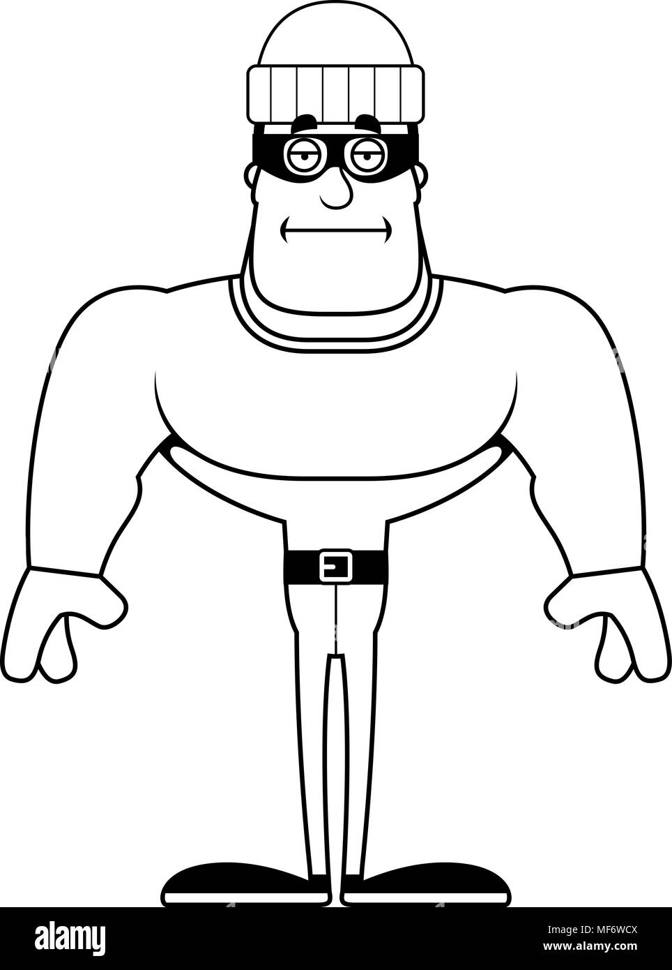 Dieb cartoon Schwarzweiß-Stockfotos und -bilder - Alamy