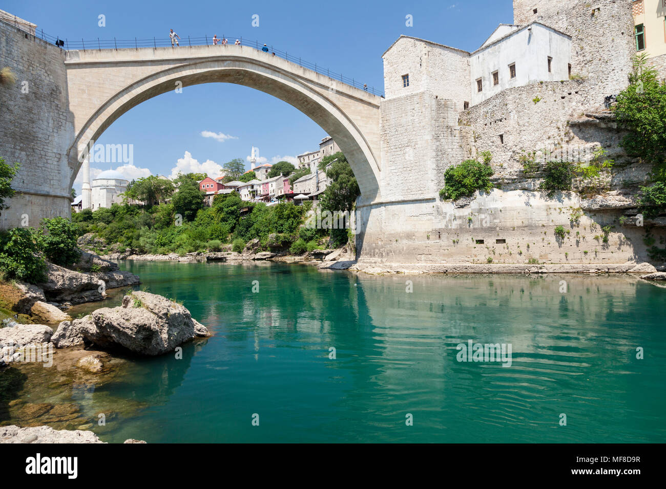 The mostar bridge reconstruction -Fotos und -Bildmaterial in hoher ...