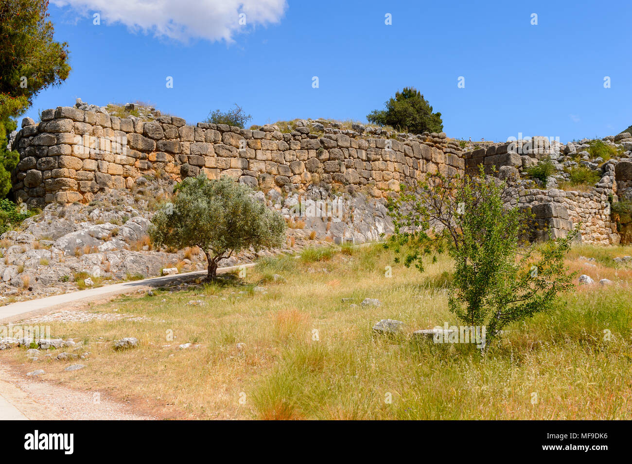 Mykene, Zentrum der griechischen Zivilisation, Peloponnes, Griechenland ...