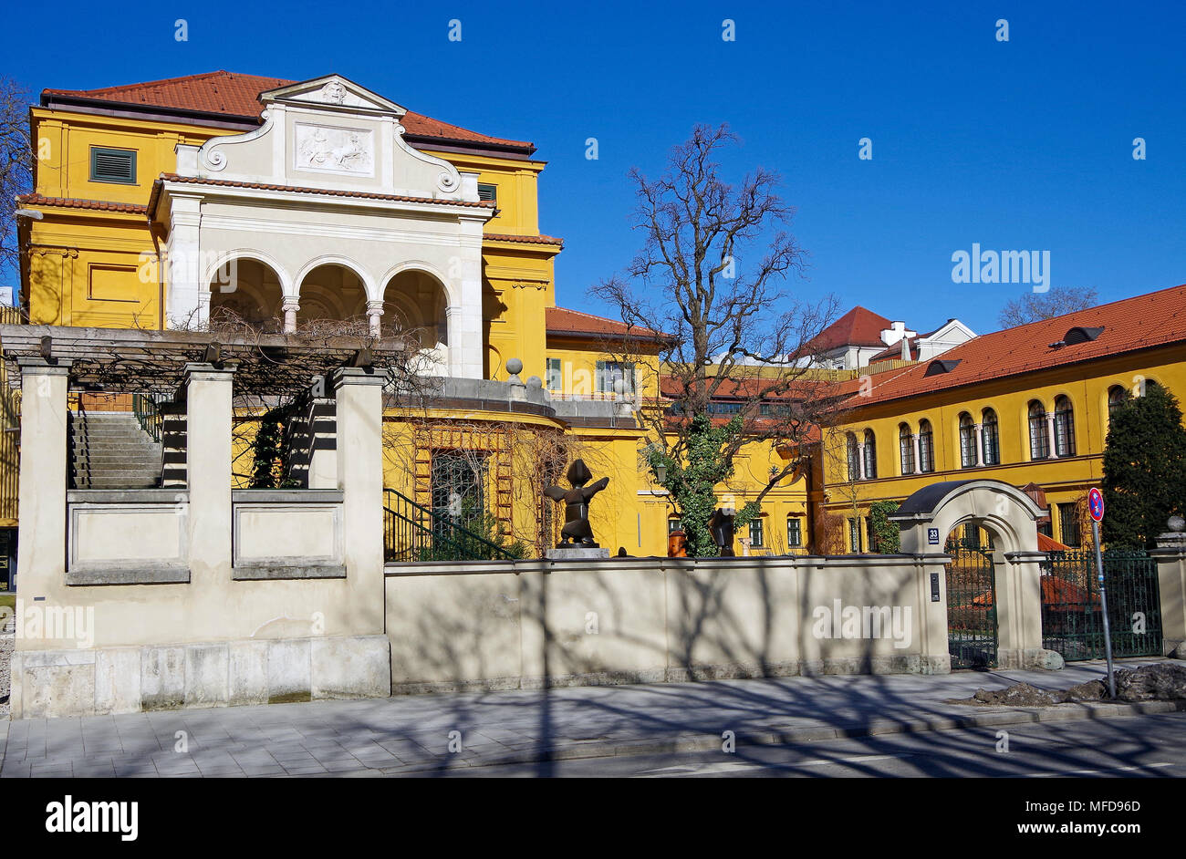 Das Lenbachhaus, im florentinischen Stil Villa Haus für den Maler Franz ...