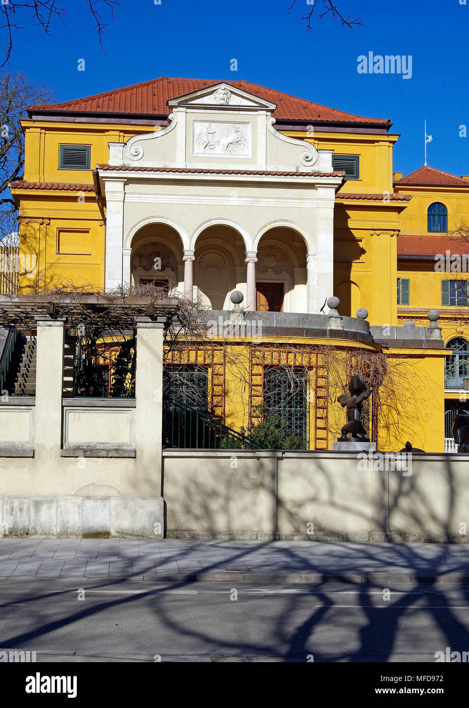 Das Lenbachhaus, im florentinischen Stil Villa Haus für den Maler Franz ...