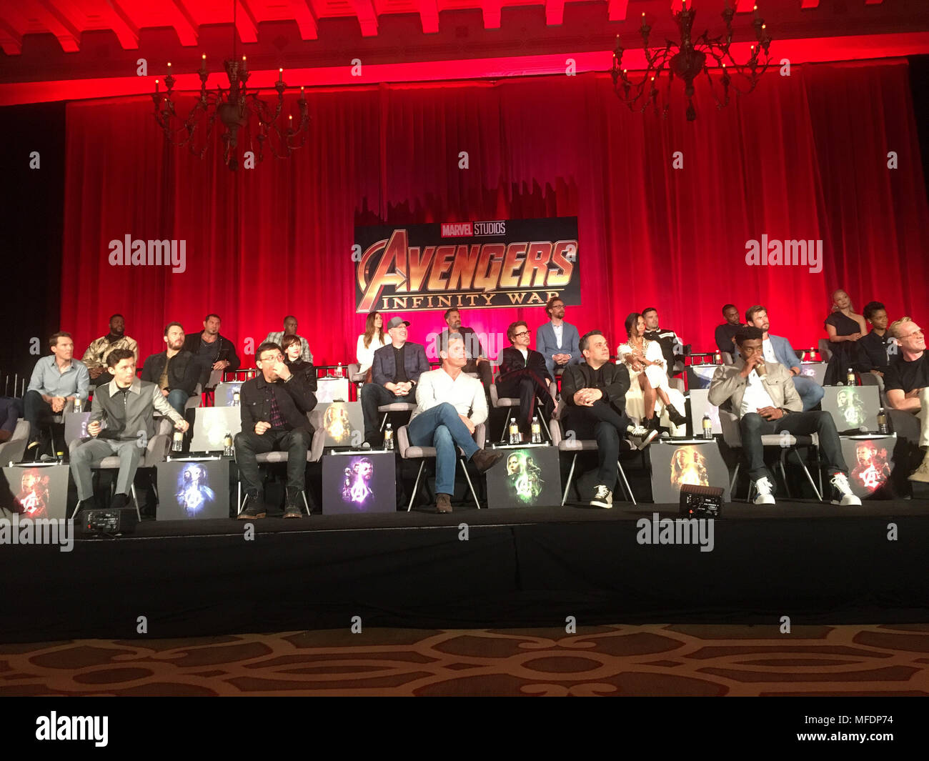 Winston Herzog, Dave Bautista, Don Cheadle, Elizabeth Olsen, Mark ...