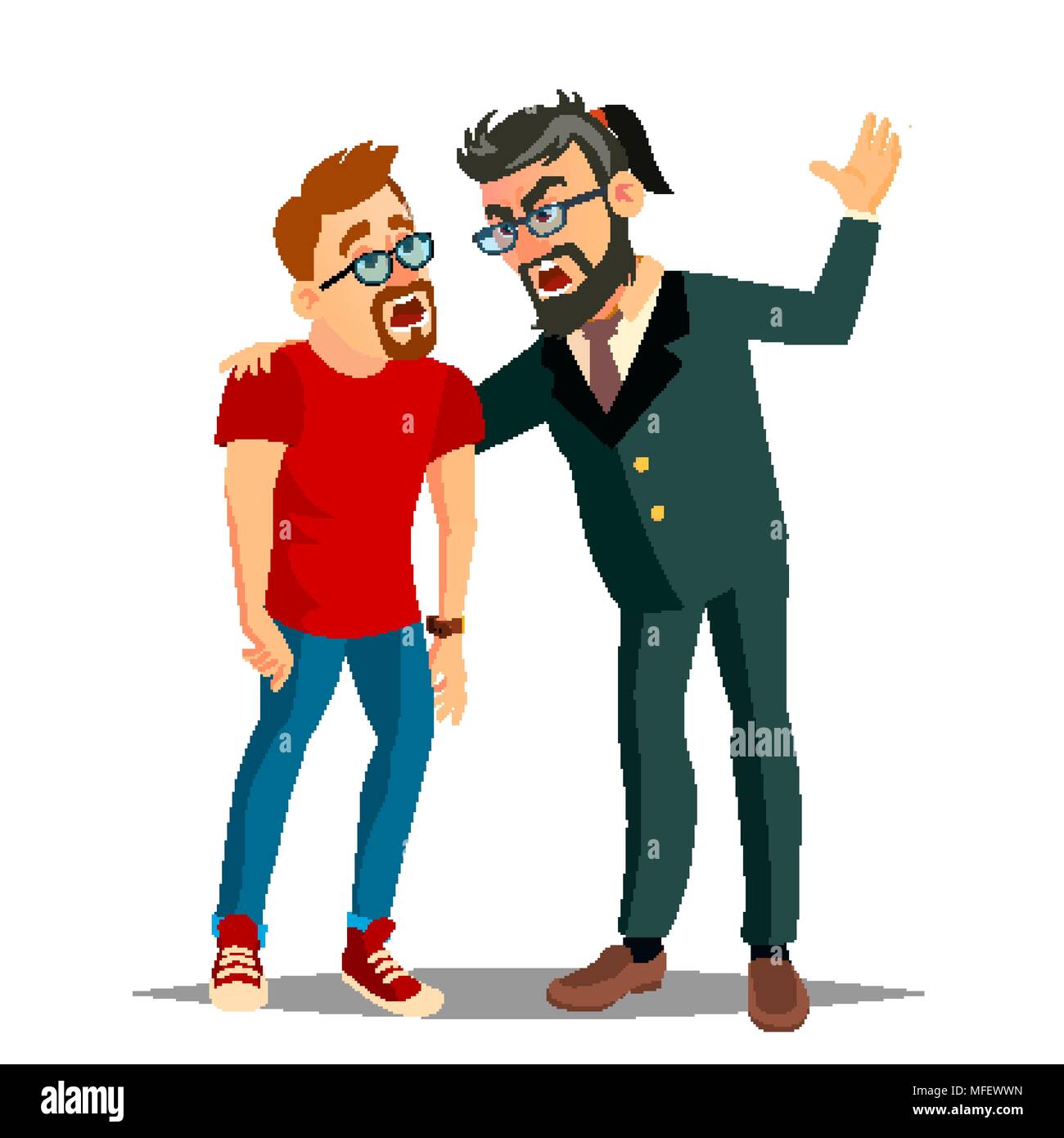 Streit cartoon -Fotos und -Bildmaterial in hoher Auflösung – Alamy