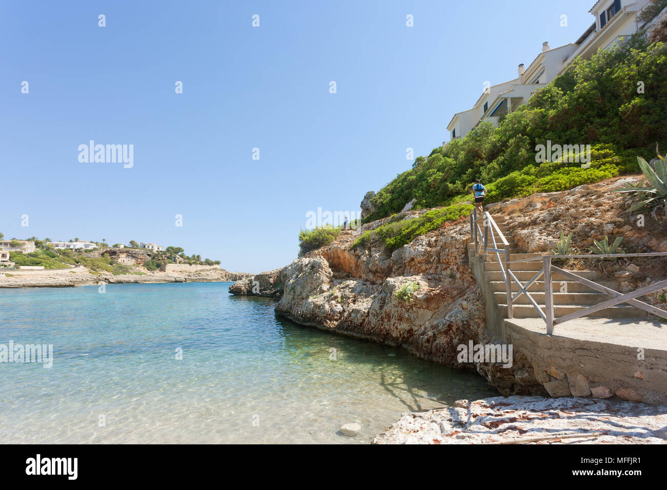 Cala Murada, Mallorca, Spanien - ein schöner Wanderweg an der Küste von ...